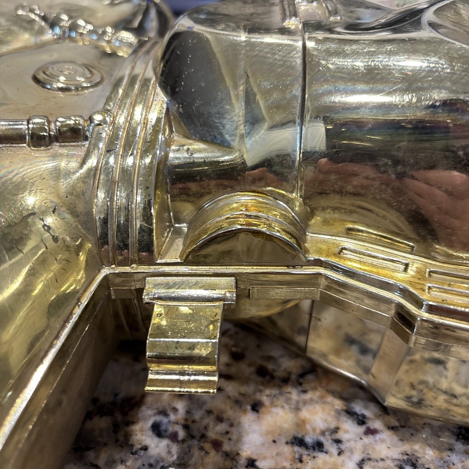Star Wars C-3PO Action Figure Storage Case Gold 1983 Kenner Gold ...