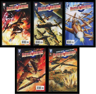 Battler Britton Comic Set 1-2-3-4-5 World War 2 WW2 RAF Nazi Tanks ...