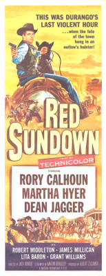 Rory Calhoun Red Sundown Movie Poster 17 X 12 Reproduction | eBay