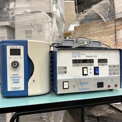 Codman 80-1170 Malis ESU System w/ Malis Irrigation Unit & Footswitch ...