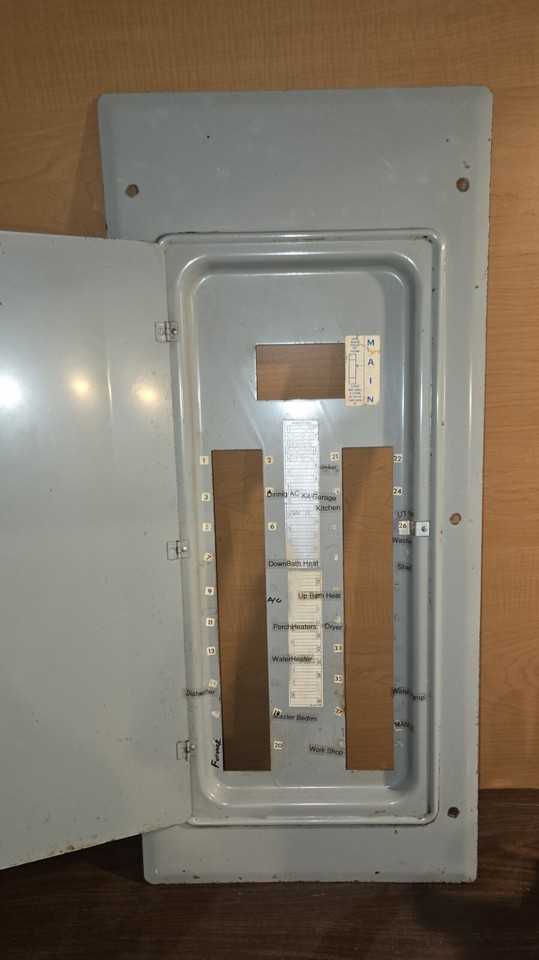 Pushmatic Gould ITE Siemens Load Center Panel Cover 40 Space 200 Amp 38 ...