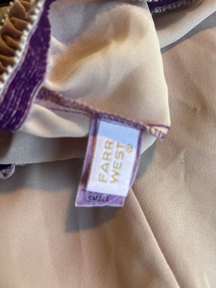 Farr West Light Purple Vintage Long Half Slip | eBay