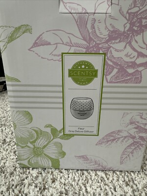 Scentsy Fleur Gray Deluxe Diffuser Essential Oil Diffuser | eBay