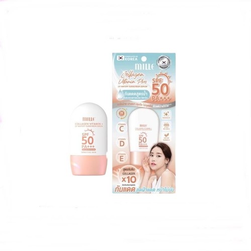 Mille Collagen Vitamin Watery Sunscreen SPF50 PA+++ reduces acne ...