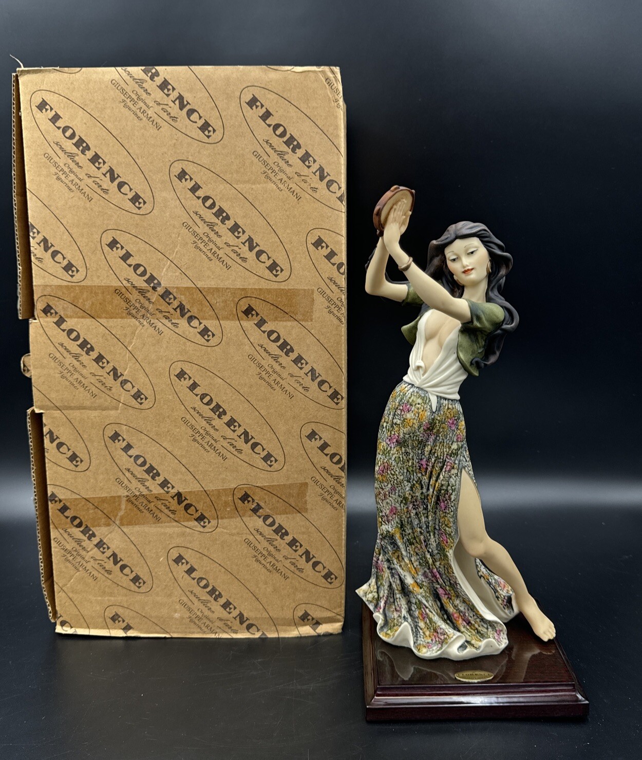 Giuseppe Armani Figurine Spanish Gypsy Dancer 0417C Statue Capodimonte ...