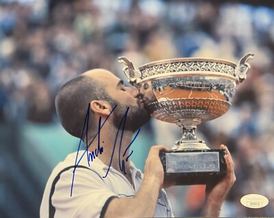 Andre Agassi Signed Autographed Wimbledon 8x10 Photo JSA COA | eBay