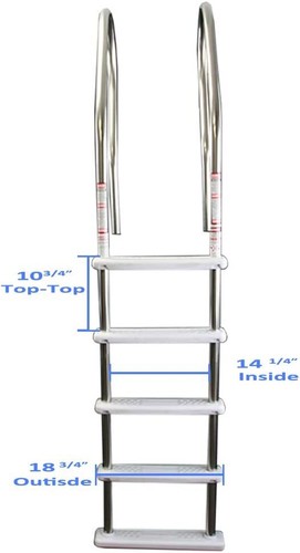 Aqua Select Above Ground Hi Bend In-Pool Swimming Pool Ladder (Various ...