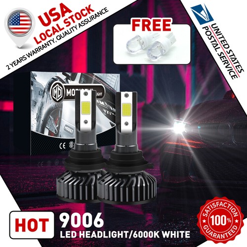 LED Headlight Kit 9006 HB4 8000K Ice Blue Low Beam Bulbs For ACURA ...