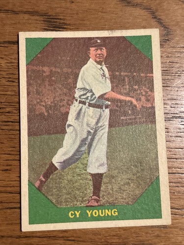 Cy Young HOF 1960 Fleer Baseball Greats Card #47 Ex | eBay