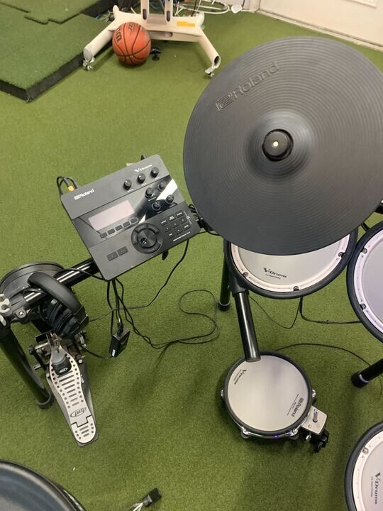 Roland TD-27KSC V-Drums Electronic Drum Set -Digital Snare, TD-27 Sound ...