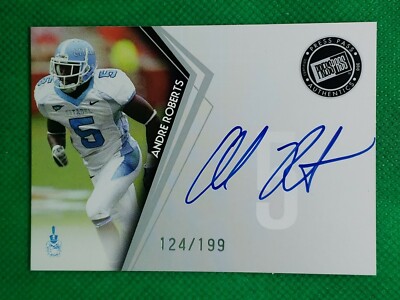 Andre Roberts 2010 Press Pass #PPS-AR Rookie Autograph SN 124/199 ...