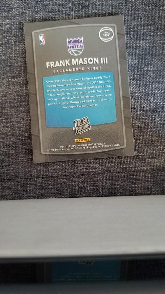 FRANK MASON CARD #167 READ FOR $1 PROMO RULE B17R1S11P19 | eBay