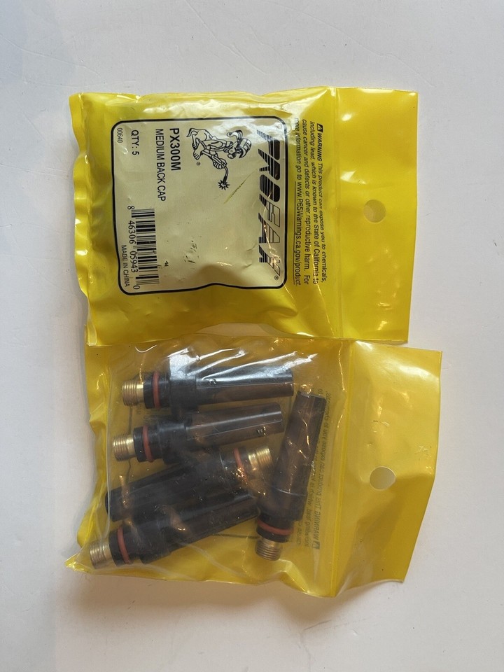 5-pk PX300M TIG Back Cap Medium for Welding Torch Profax | eBay