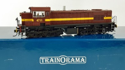 TRAINORAMA NSWGR 47-CLASS #4711 INDIAN RED DC/DCC READY VGC BOXED HO ...