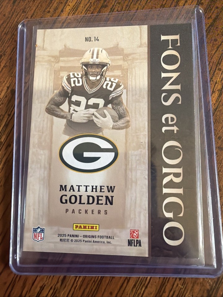 2025 Panini Origins Matthew Golden Rookie SSP Fons et Origo Case Hit ...