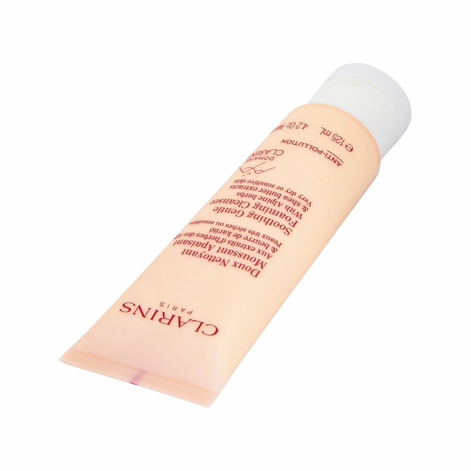 Clarins Soothing Gentle Foaming Cleanser 125ml,4.2oz Herbs & Shea ...