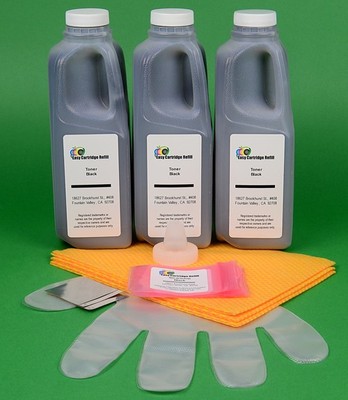 Lexmark T652 T652dn T652dtn T652n MICR 3-Toner Refill w/Chips. 1620gr ...