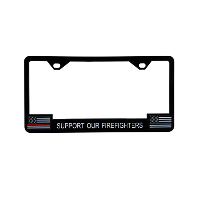 Pilot WL819 Thin Red Line License Plate Frame First Responder | UPC ...