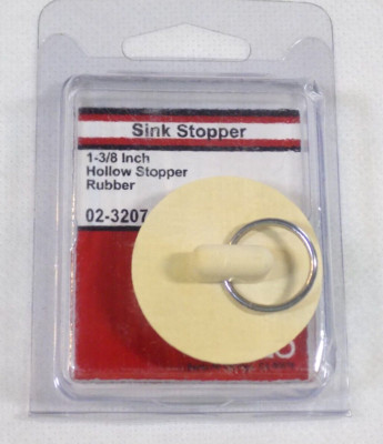 Sink Stopper - 1 3/8 Inch - Hollow Rubber Stopper-Lasco-MPN-02-3207 | eBay