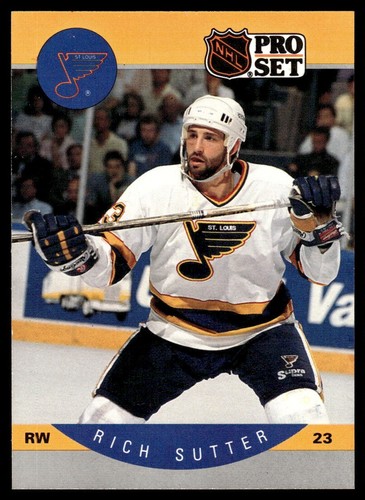 1990-91 Pro Set Rich Sutter St. Louis Blues #272 | eBay