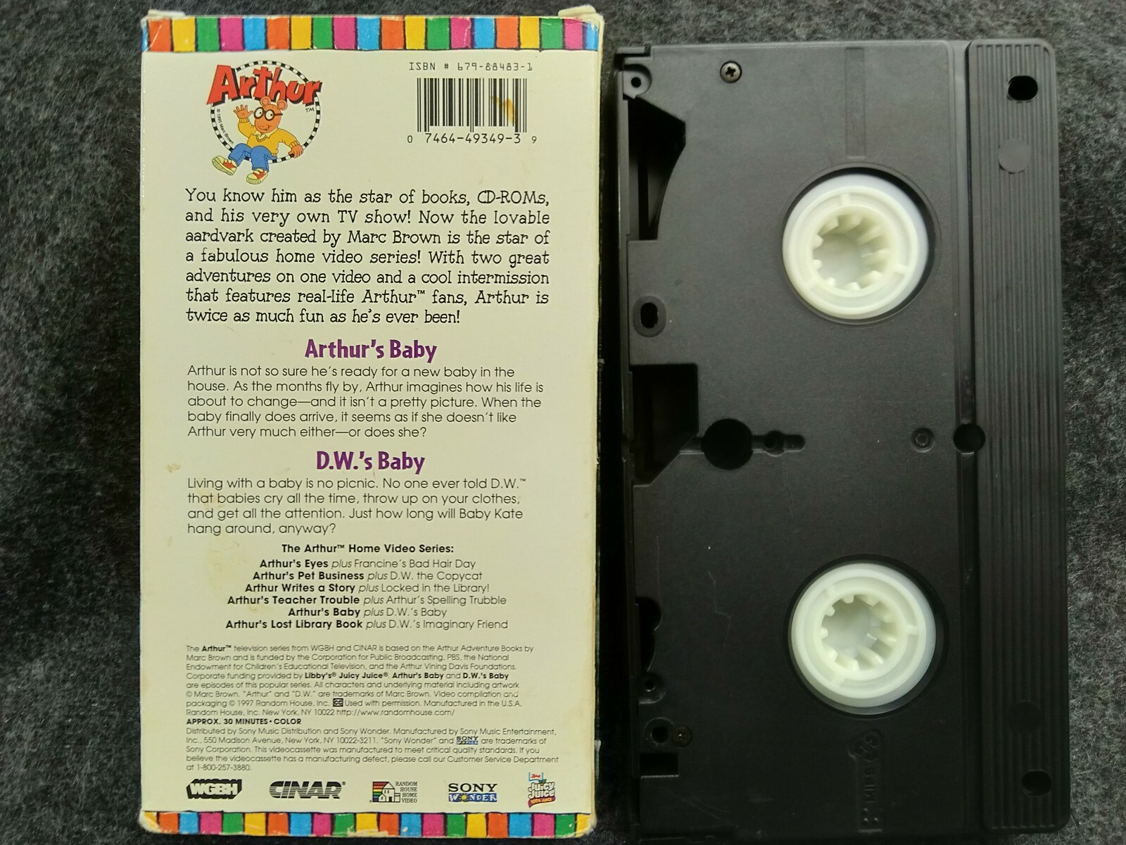 VHS Arthur - Arthurs Baby (VHS, 1997) 74644934939 | eBay
