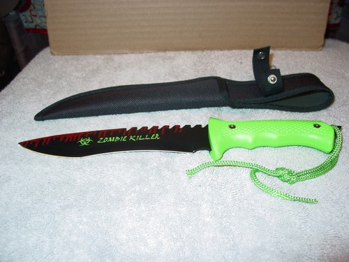 ZOMBIE KILLER SURVIVAL KNIFE DAGGER WITH SHEATH | eBay