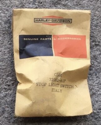 NOS OEM GENUINE Harley Aermacchi Brake Stop Light Switch 72002-61p | eBay