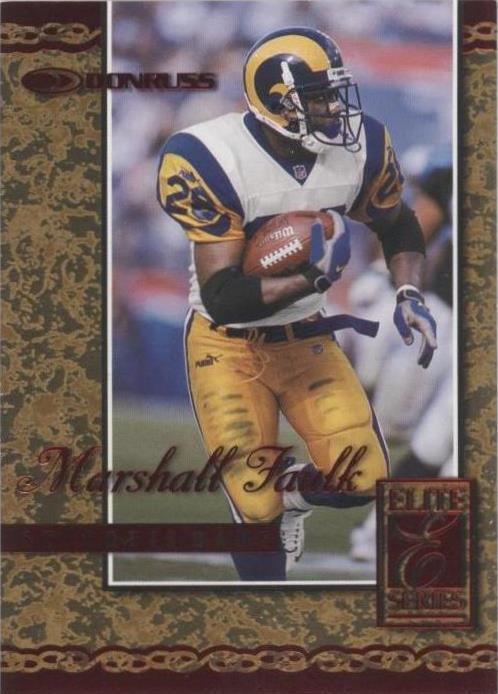 2000 Donruss Elite - Elite Series Marshall Faulk #ES-33 /2500 for sale ...