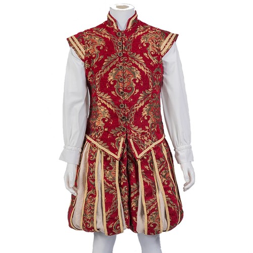 King Prince Cosplay Costume Outfit Vest with Pants Full Set Luxuriou ...