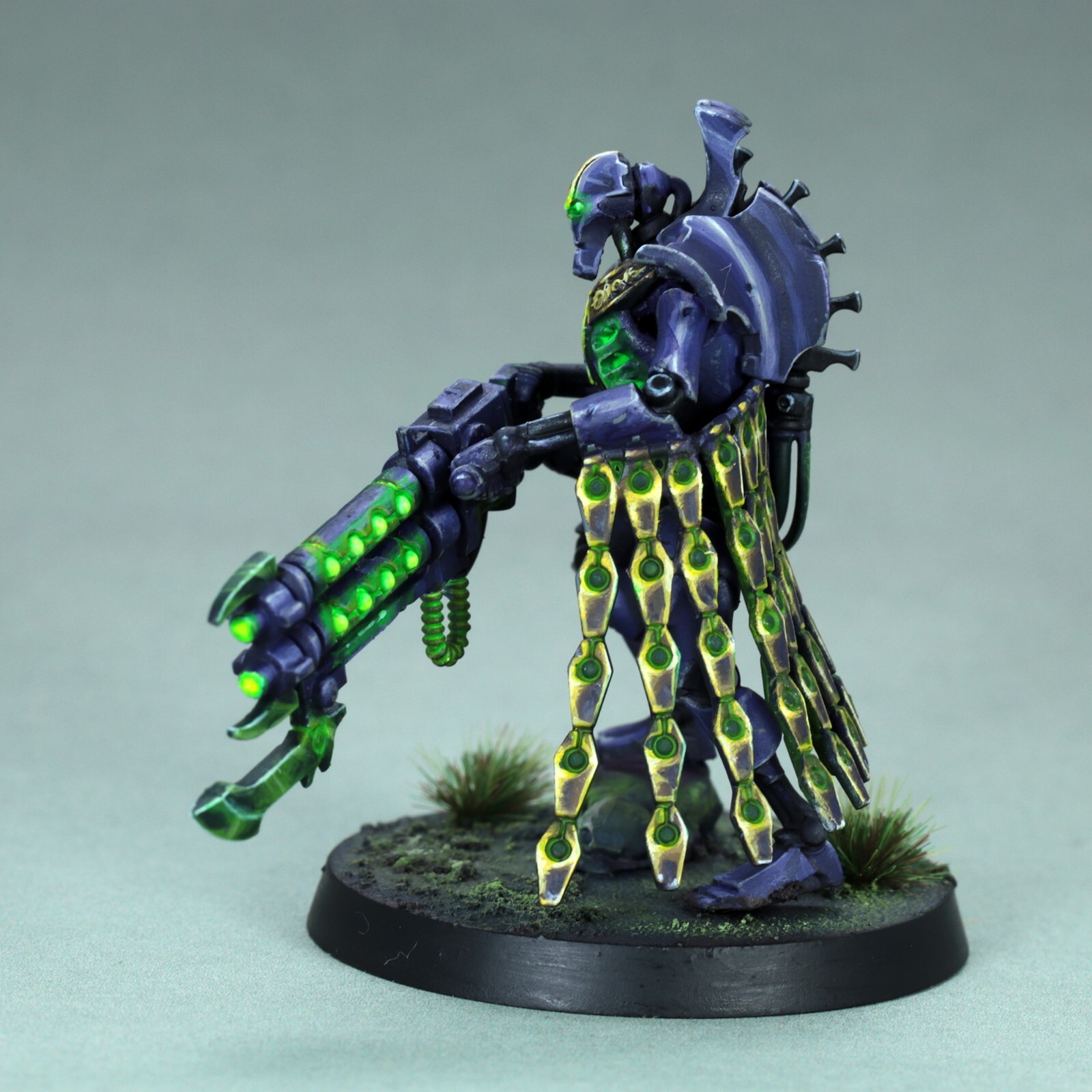 Painted Necron Royal Warden Miniature Indomitus Warhammer 40k Xenos ...