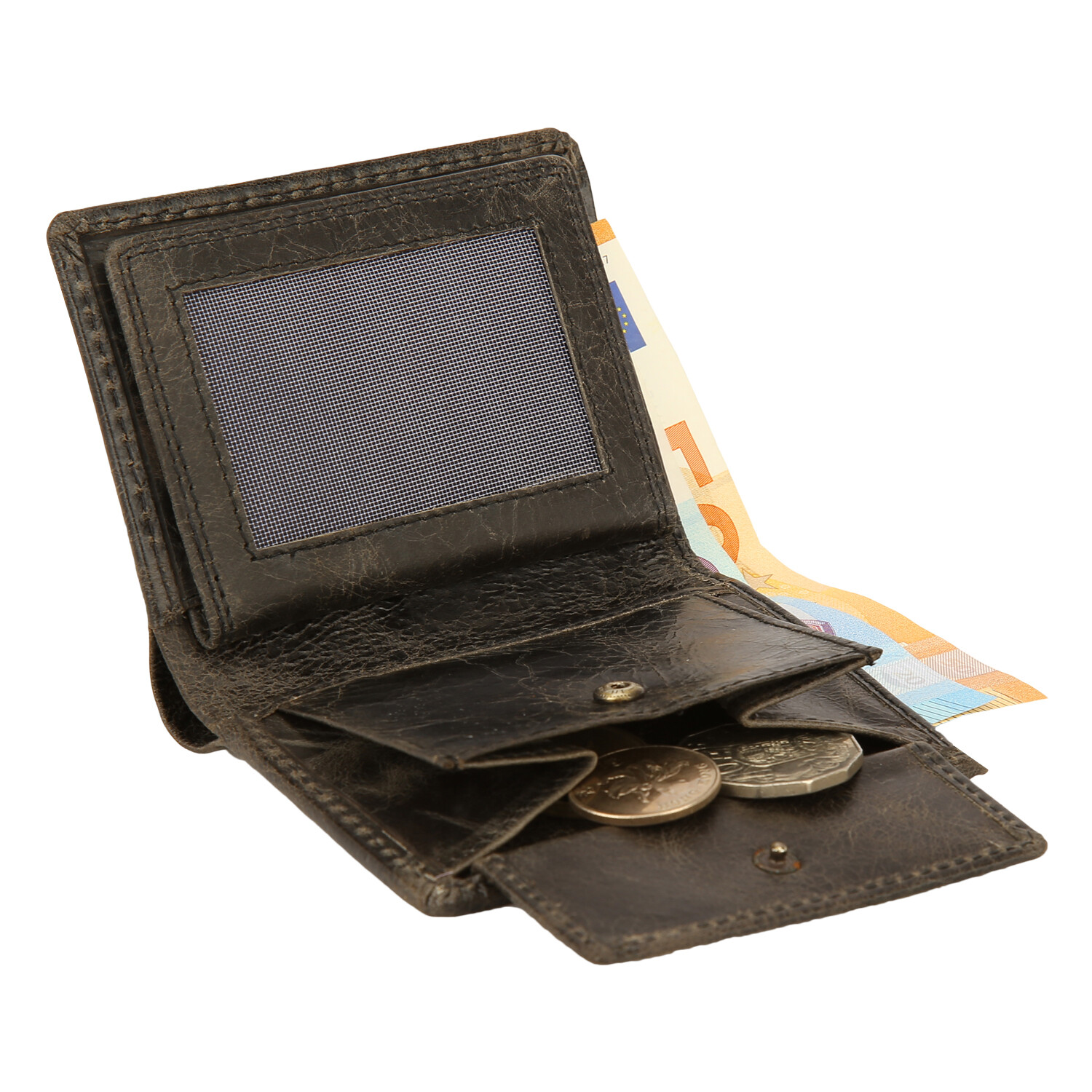 Portmonee Wallet Leder Portemonnaie Geld Small Geldbeutel Lederbörse ...