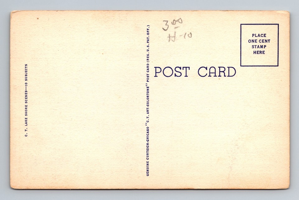 Genoa City WI-Wisconsin, General Greetings, Scenic Lake Antique Vintage ...