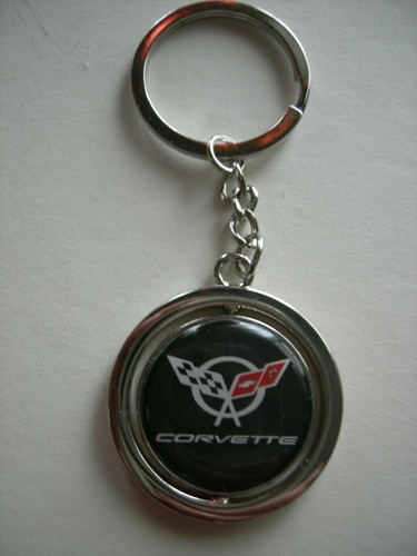 Corvette Metal Key Fob Key Ring Keyring Key Chain