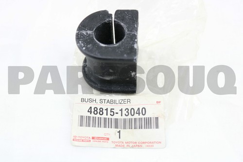4881513040 Genuine Toyota BUSH, FRONT STABILIZER BAR, NO.1 48815-13040 ...