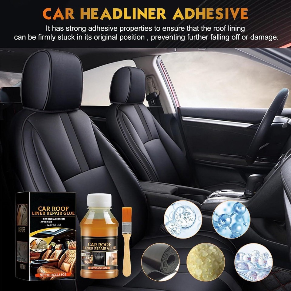 Headliner Repair Glue Car Headliner Adhesive Roof Liner Quick Repair ...