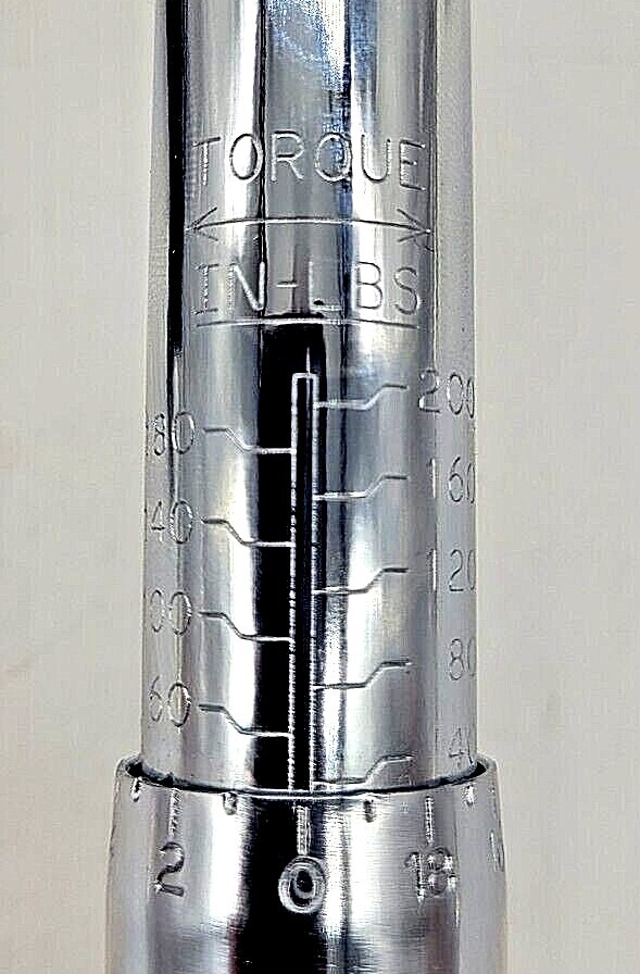 J6062C Proto 1/4" Drive Ratcheting Head Micrometer Torque Wrench 40-200 ...