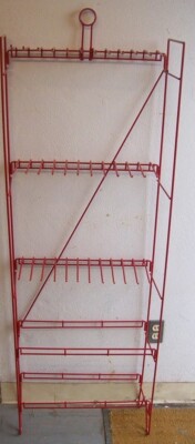 Store Display Fixtures 6 NEW 59" TALL FLOOR MODEL PEGHOOK RACKS | eBay