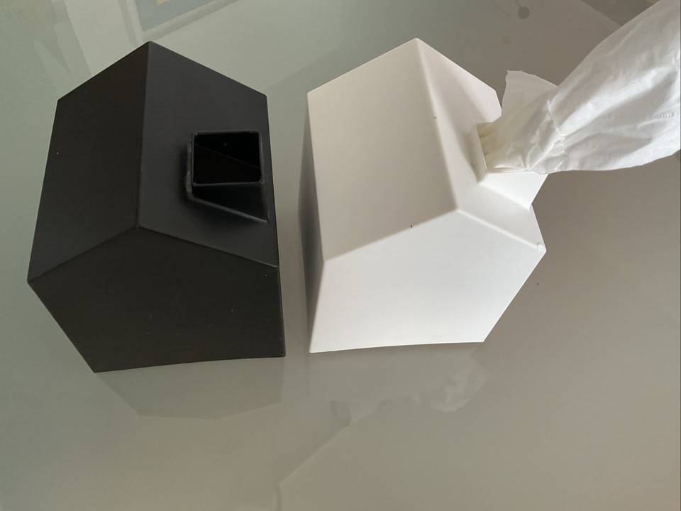 2 Casa Tissue Box Covers - Adorable Farm House Shaped Square Tissue Box ...