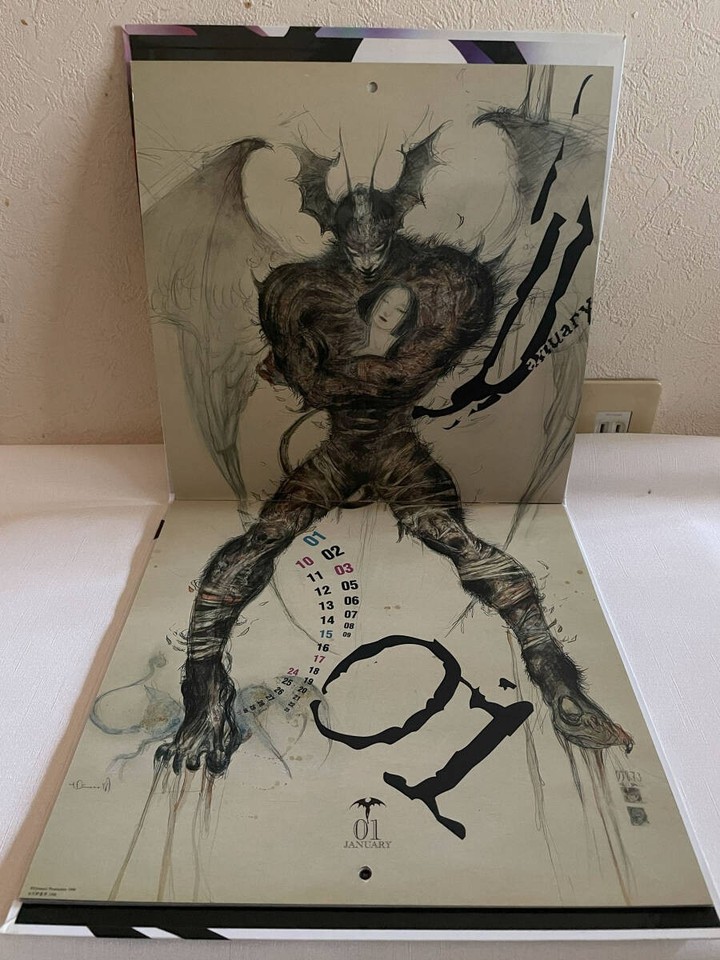 Devilman Illustrations Calendar 1999 Nagai Go Kodansha 1998 TL1796 MA | eBay