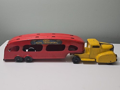 Vintage 1940's MARX Deluxe Auto Transport, Good Condition, 22 inches ...