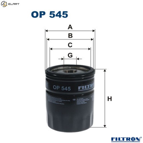 OIL FILTER OP 545 FOR ALFA ROMEO FIAT FIORINO/Box/Body/MPV/Pick/up ...