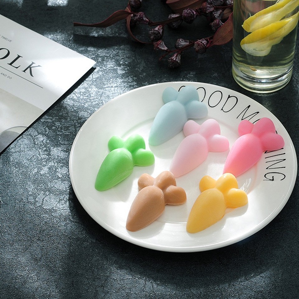 Cake Molds 6-Cavity Carrot Silicone Mold Cake Decorating Tool Cupcake ...