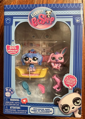 Littlest Pet Shop Gen 7 Dog & Bunny Petfluencer Pairs #48 49 G7 LPS NIB ...