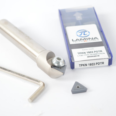 1pc TP45 C16-20-110 +10pc TPKN 1603 PDTR CNC straight shank cutter ...
