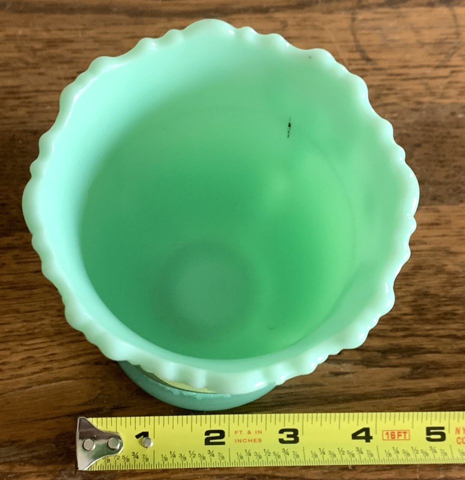 EAPG Tarentum Jadeite Green Glass Spooner Victoria Pattern | eBay
