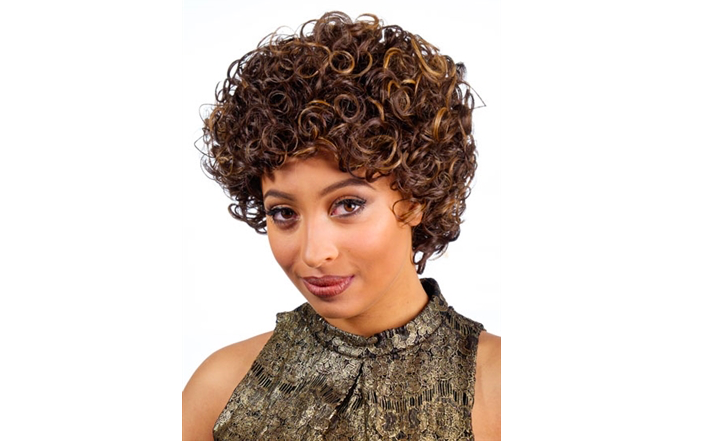 Junee Fashion Manhattan Style Human Hair Natural Full Curly Style H ...
