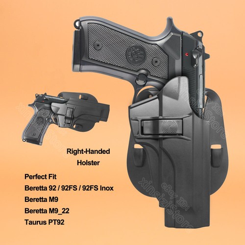 92FS Holster Fits Beretta 92FS INOX M9 M9_22 Taurus PT92 9 mm 40 ...
