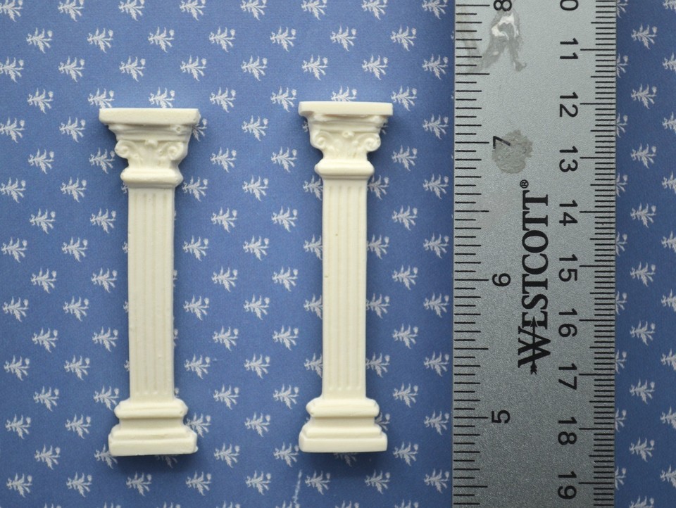 Elegant Column Appliqué | Ornamentation for Dollhouse | Set of Two | eBay