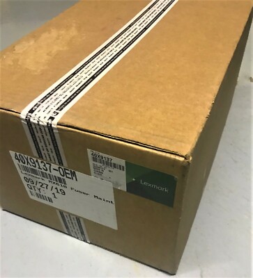 NEW GENUINE LEXMARK 40X9137 MX610 MX611 MX617 XM3150 FUSER MAINTENANCE ...