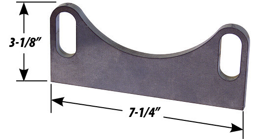 KEYSER UPPER CONTROL ARM MOUNT BRACKET SLUG STYLE 3-1/8" HIGH 3/8" THK ...